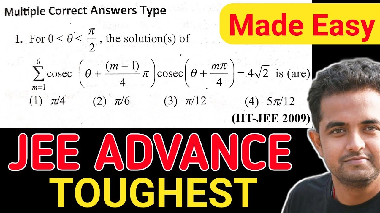 | Trigonometry jee advanced question 😱 | #jee2025 #jeeadavanced #jee # ...