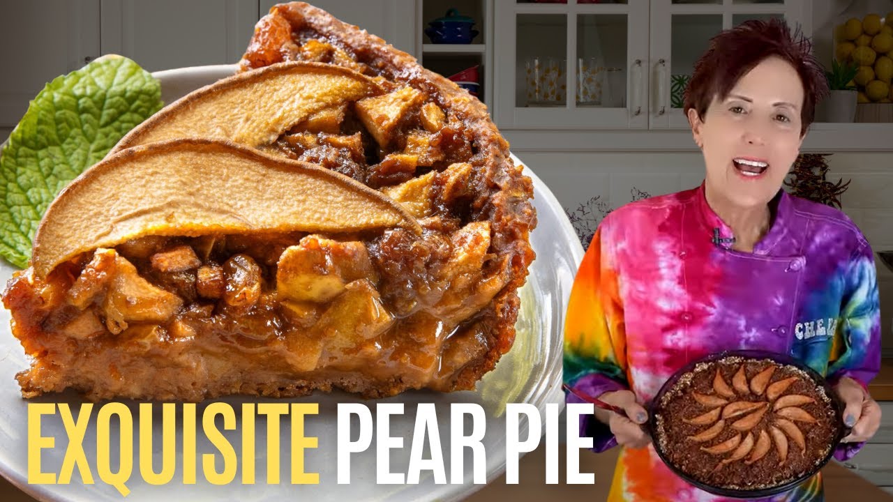 Exquisite Pear Pie - delicious for any holiday feast! - YouTube