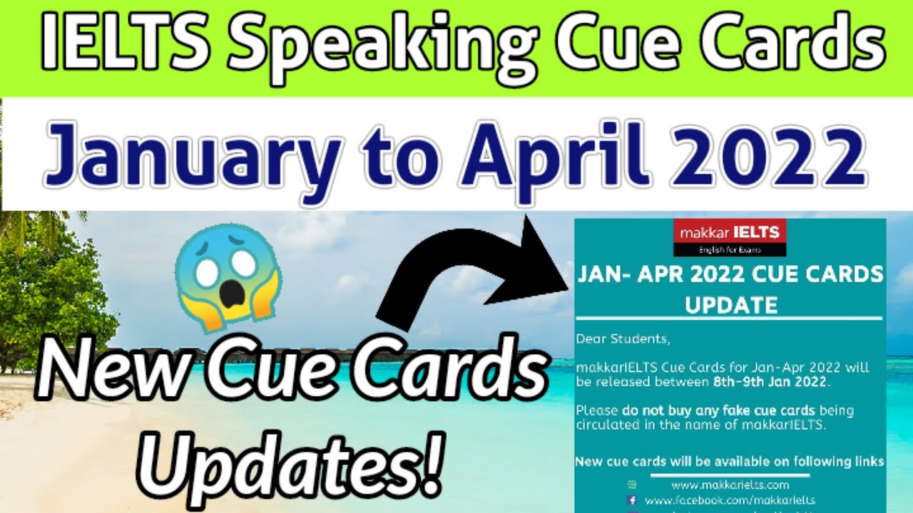 New Cue Cards January to April 2022 | makkar new cue cards Update 2022 ...