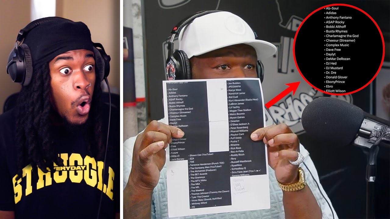 50 Cent EXPOSES Drake's Opp List & CALLS OUT J. Cole - YouTube