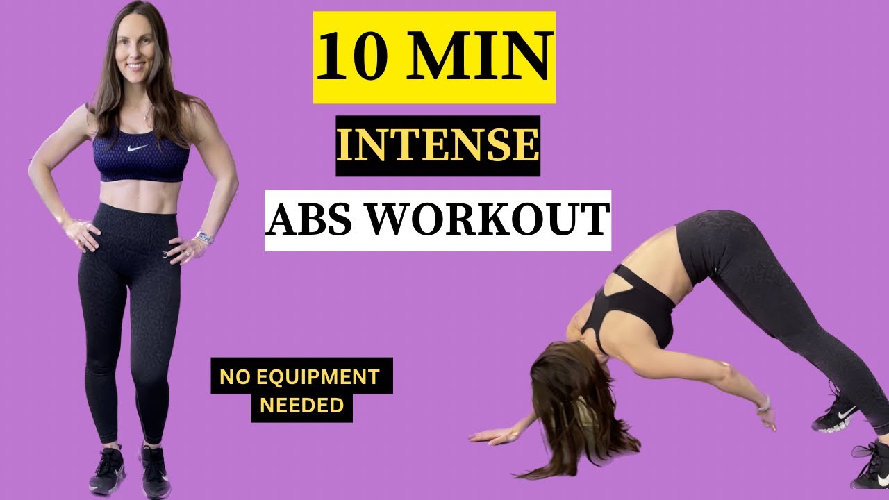 10 MIN INTENSE ABS WORKOUT for all levels | No equipment needed! - YouTube