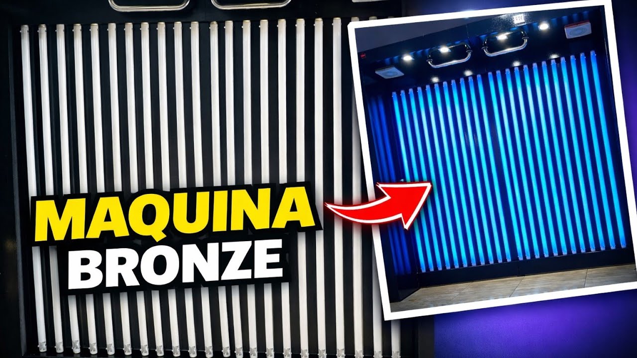 Máquina de bronzeamento artificial feita em casa faça vc mesmo - YouTube