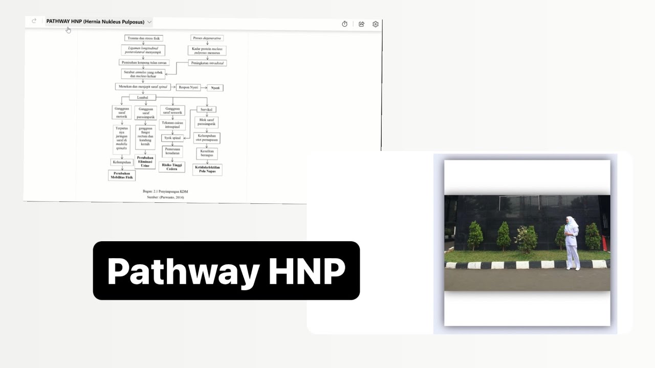 Pathway Hernia Nucleus Pulposus (HNP) | DIAGNOSA KEPERAWATAN eps.31 - YouTube