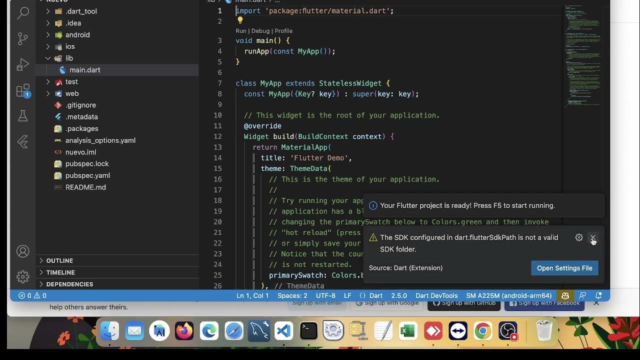 Waiting for another flutter command to release the startup lock - YouTube