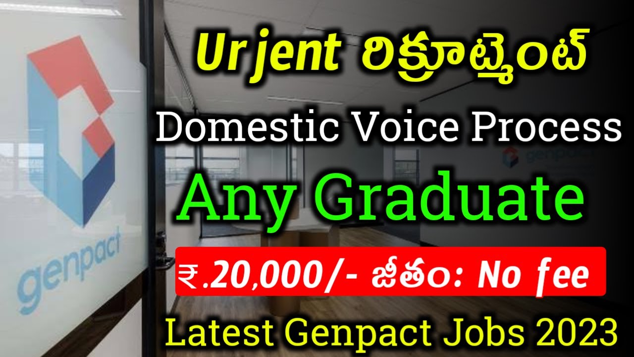 Genpact Jobs 2023 | Genpact Jobs Recruitment 2023 | Genpact Jobs For ...