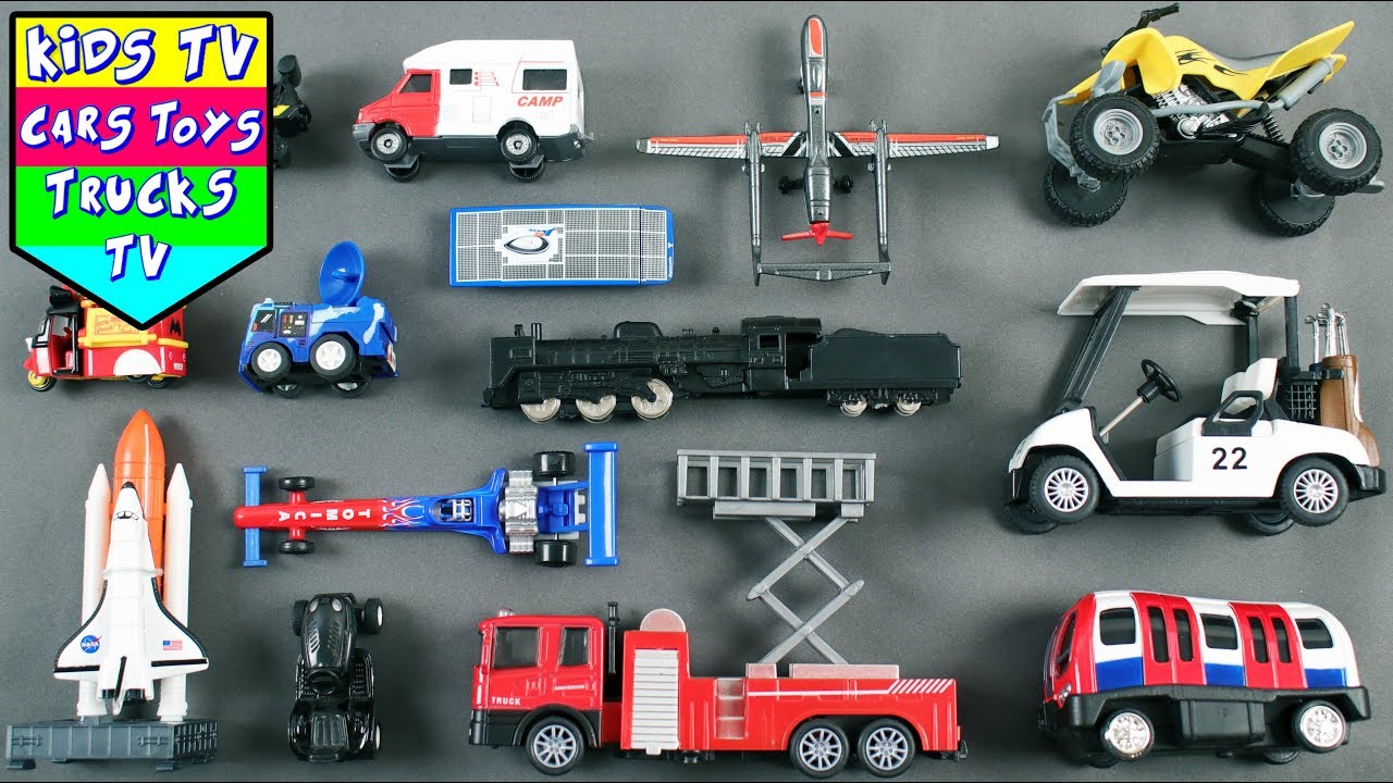 Learn Special Vehicles For Children | Educational Videos With Toys ...
