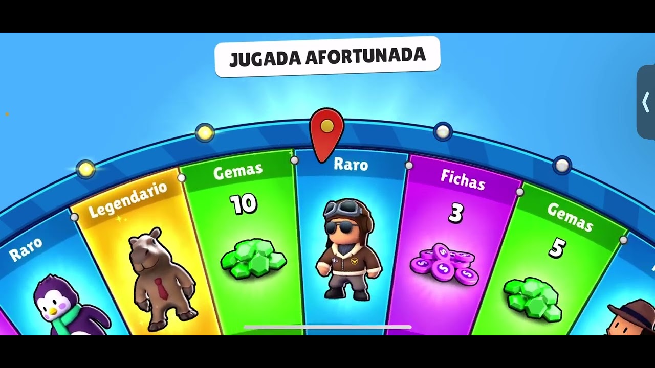 Tiro la nueva ruleta gratis en Stumble Guys - YouTube