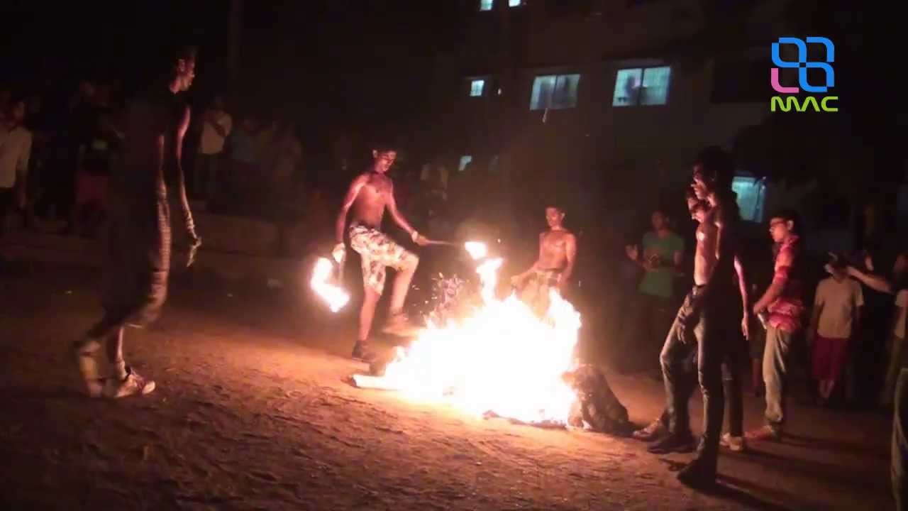 Best Fire Dance in LEAD COLLEGE OF MANAGEMENT PALAKKAD DHONI - YouTube