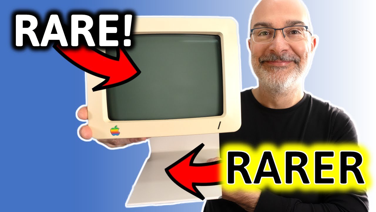 This UNIQUE vintage CRT monitor is like an origami! - YouTube