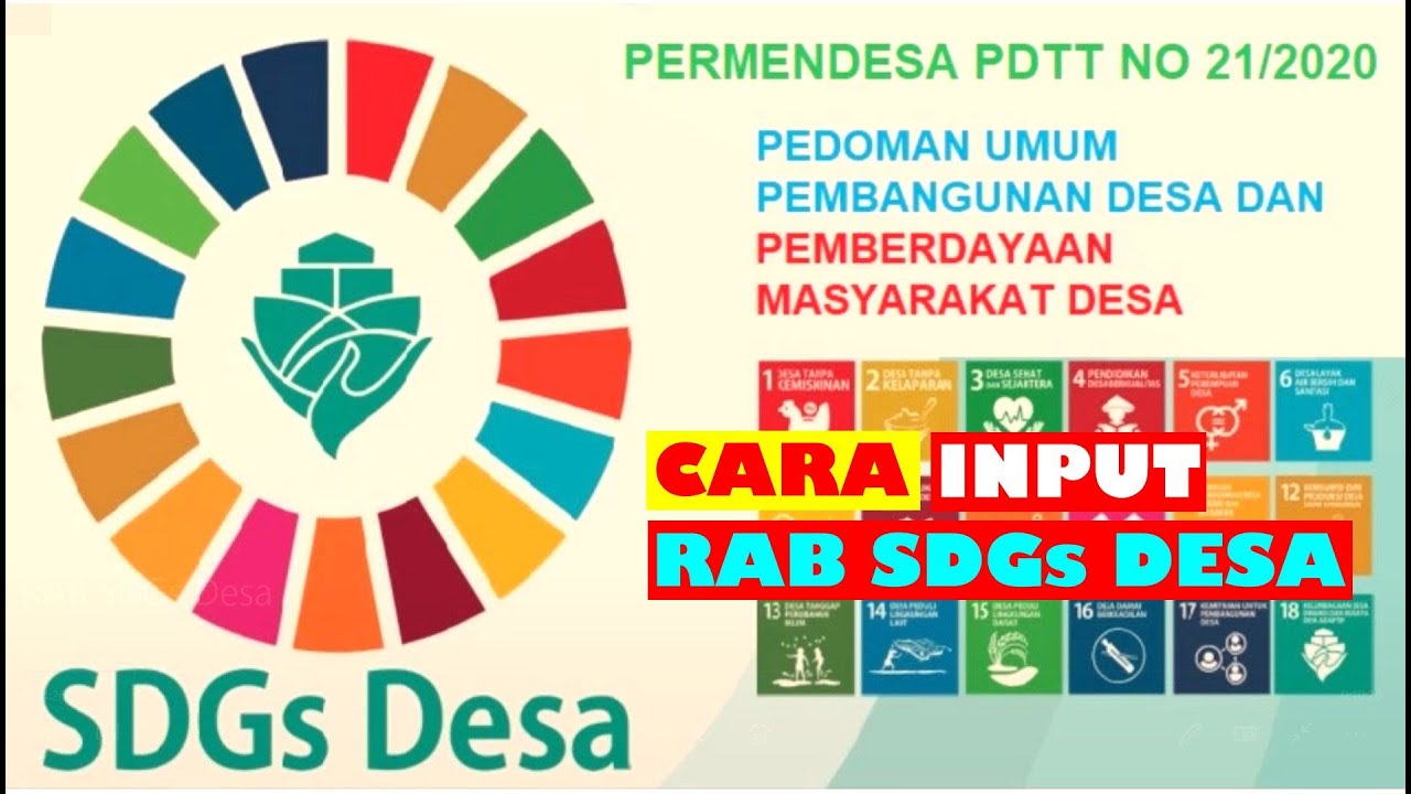 CARA INPUT RAB PENDATAAN SDGs DESA PADA APLIKASI SISKEUDES VERSI 2.0.3 ...