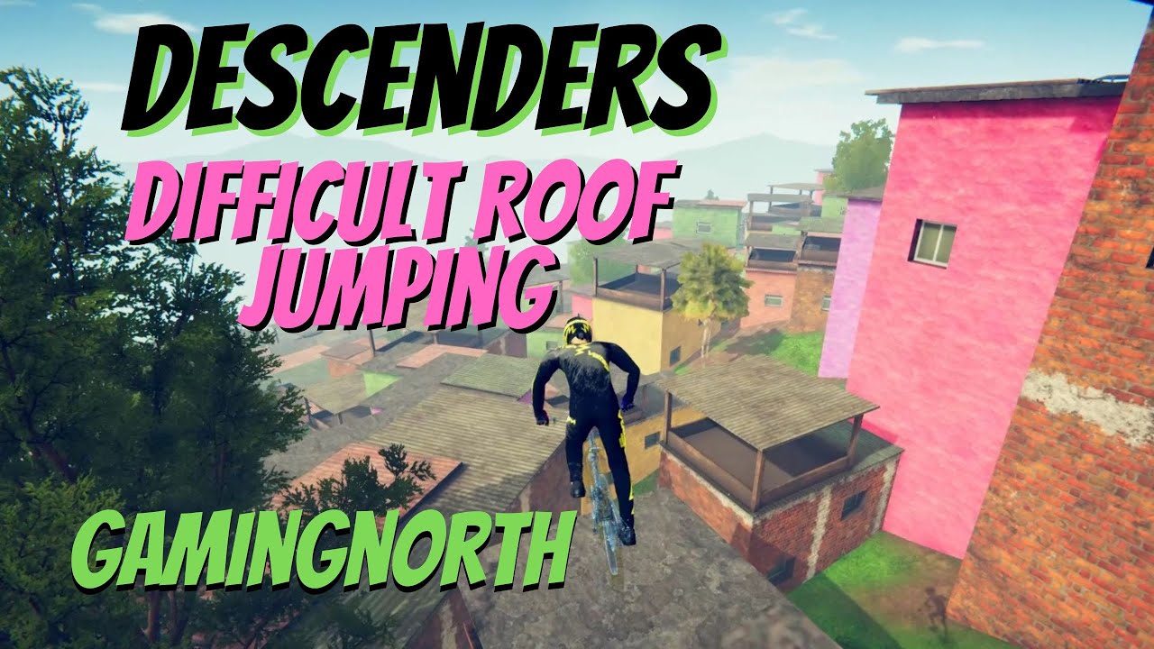 Descenders - Tricky Roof Jumping Seed - With The RARE Invisibike - YouTube