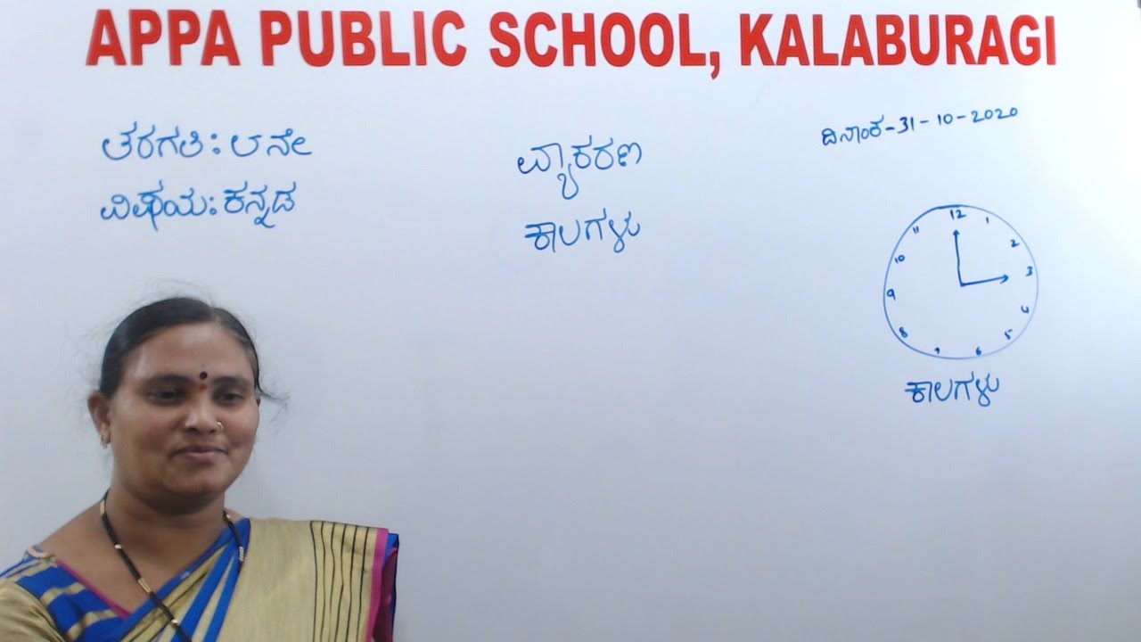 APS - GRADE VIII - KANNADA - VYAKARANA -KALAGALU - Mrs. RENUKA KALASKAR ...