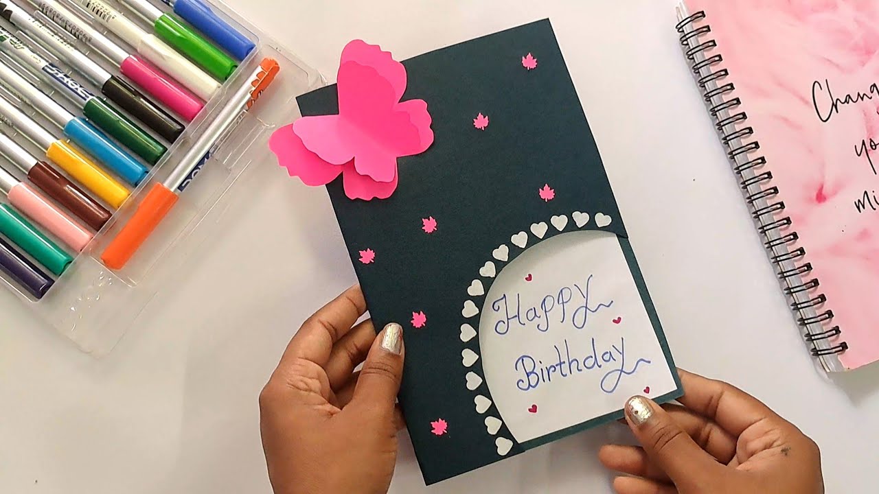 New Happy Birthday Crad Making 😇 || How To Make Easy Birthday Crad 🎂 # ...