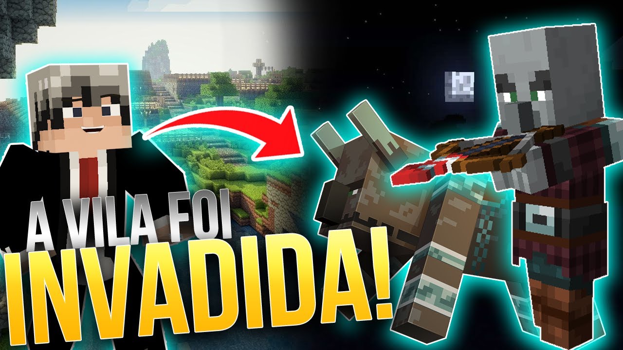 MINECRAFT: SURVIVAL | A GRANDE INVASÃO VILLAGER! #07 - YouTube