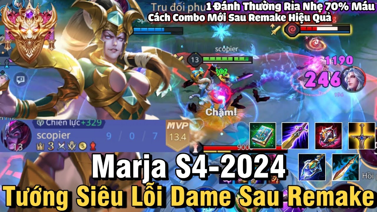 Marja S4-2024 Liên Quân Mobile | Cách Chơi, Lên Đồ, Phù Hiệu, Bảng Ngọc ...