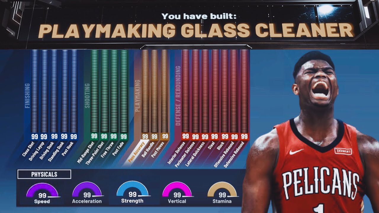 HOW TO MAKE THE BEST PLAYMAKING GLASS BUILD ON 2K20! THE MOST ...