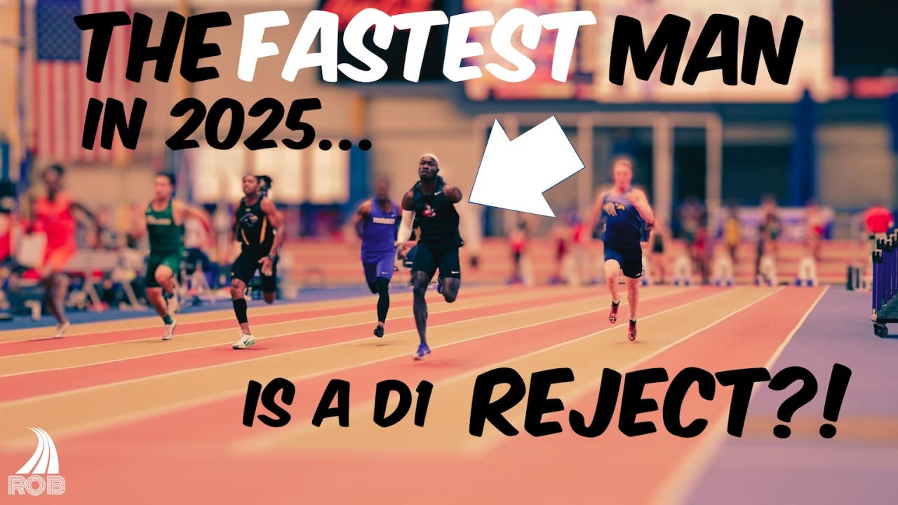 NOBODY expected this D1 REJECT to be the FASTEST Man in the World for ...
