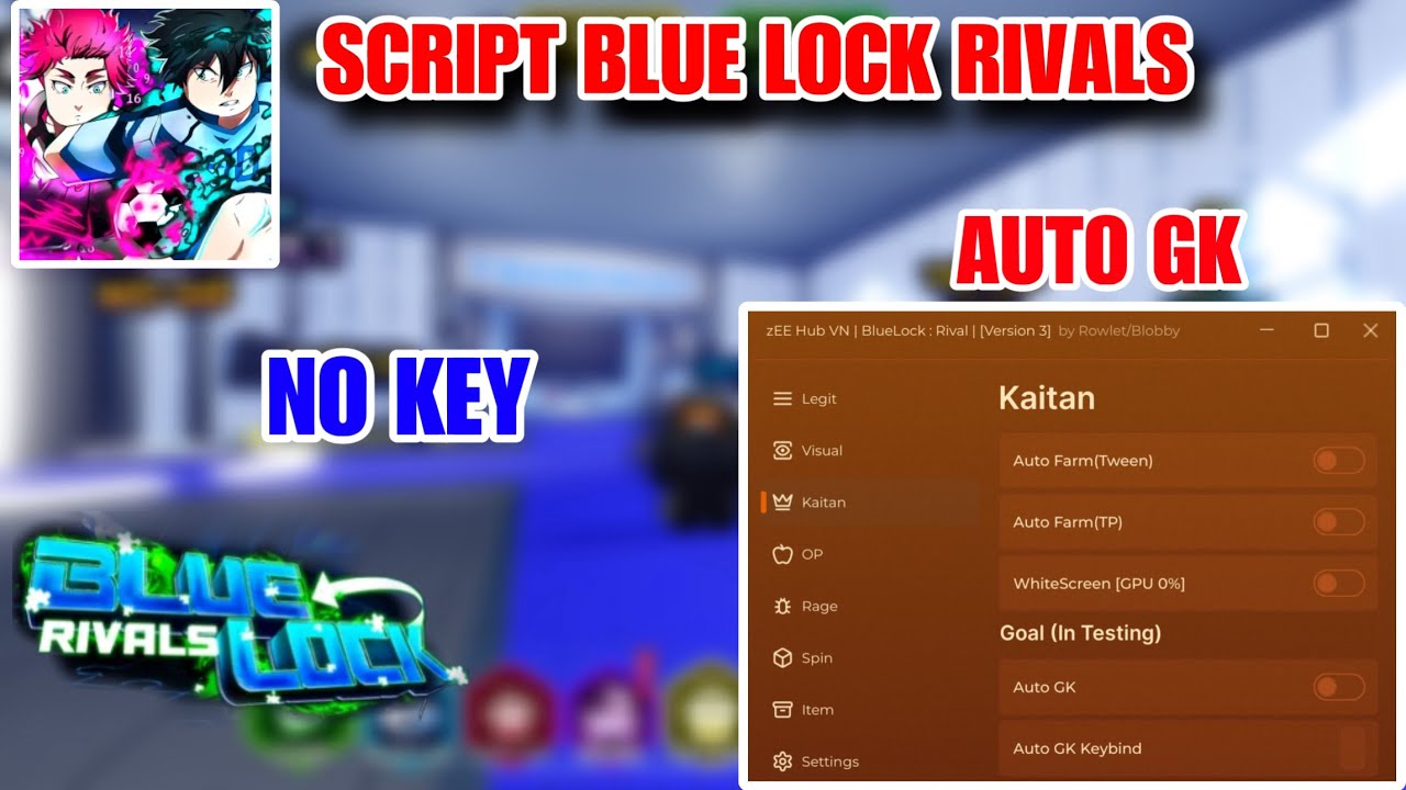 Cách Hack Blue Lock Rivals Auto GK No Key Trên Điện Thoại - Auto Goal ...