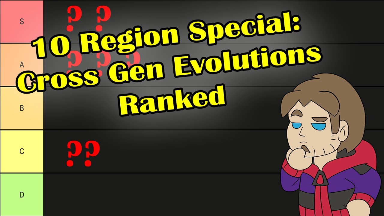 Fakemon Cross Gen Evolution Tier List - YouTube