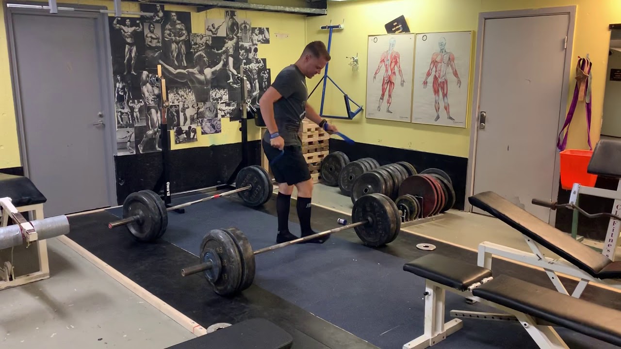 Deadlifts - 175 kg x6 @9 - YouTube