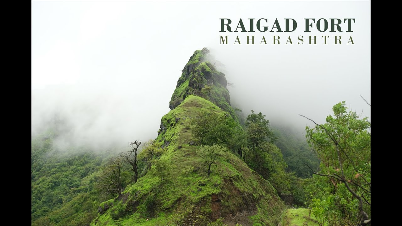 Experience Monsoon from Raigad Fort Maharashtra | Walk in rain and ...
