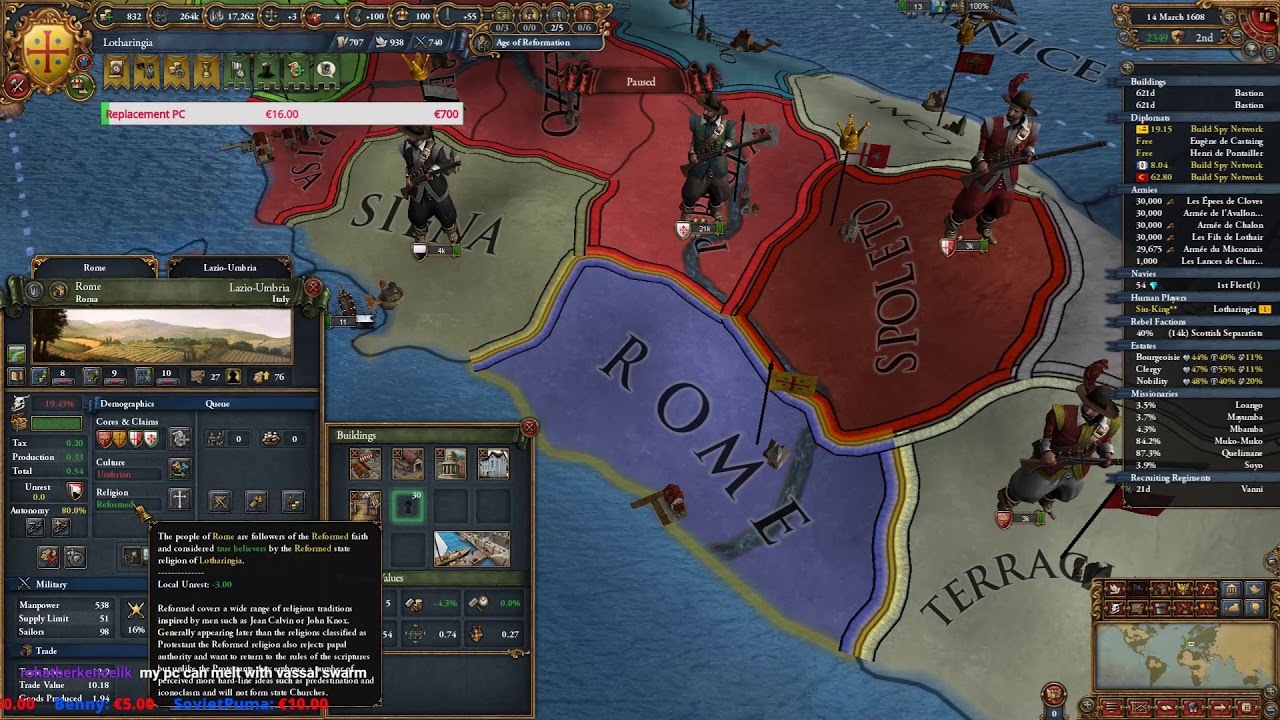 EU4 Rome is Converted for Free by Event!! - YouTube