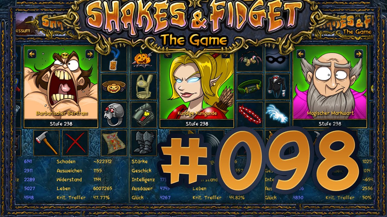 Shakes and Fidget #098 - Drei Begleiter und so weiter • Let's Play ...