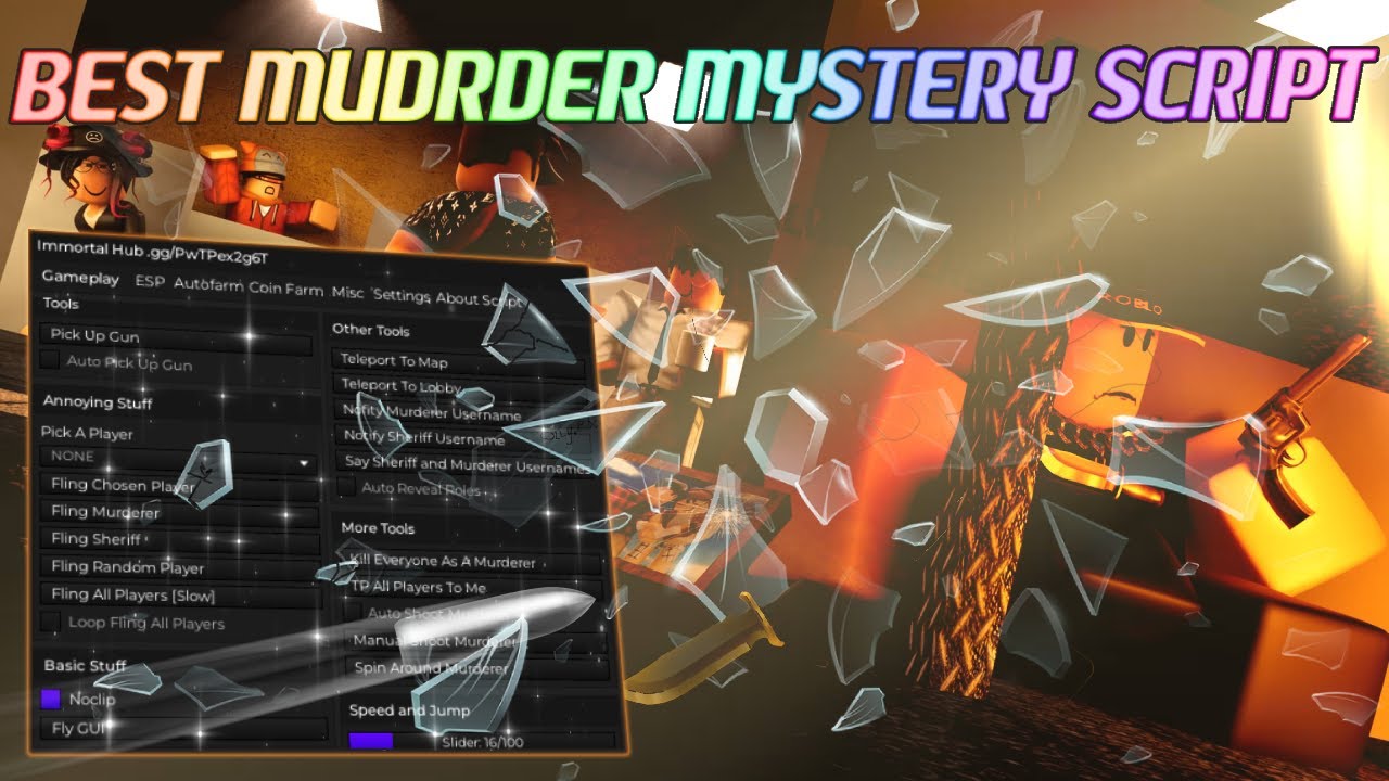 [NEW] Roblox Murder Mystery 2 Hack Script GUI: All Knives & Guns, ESP ...