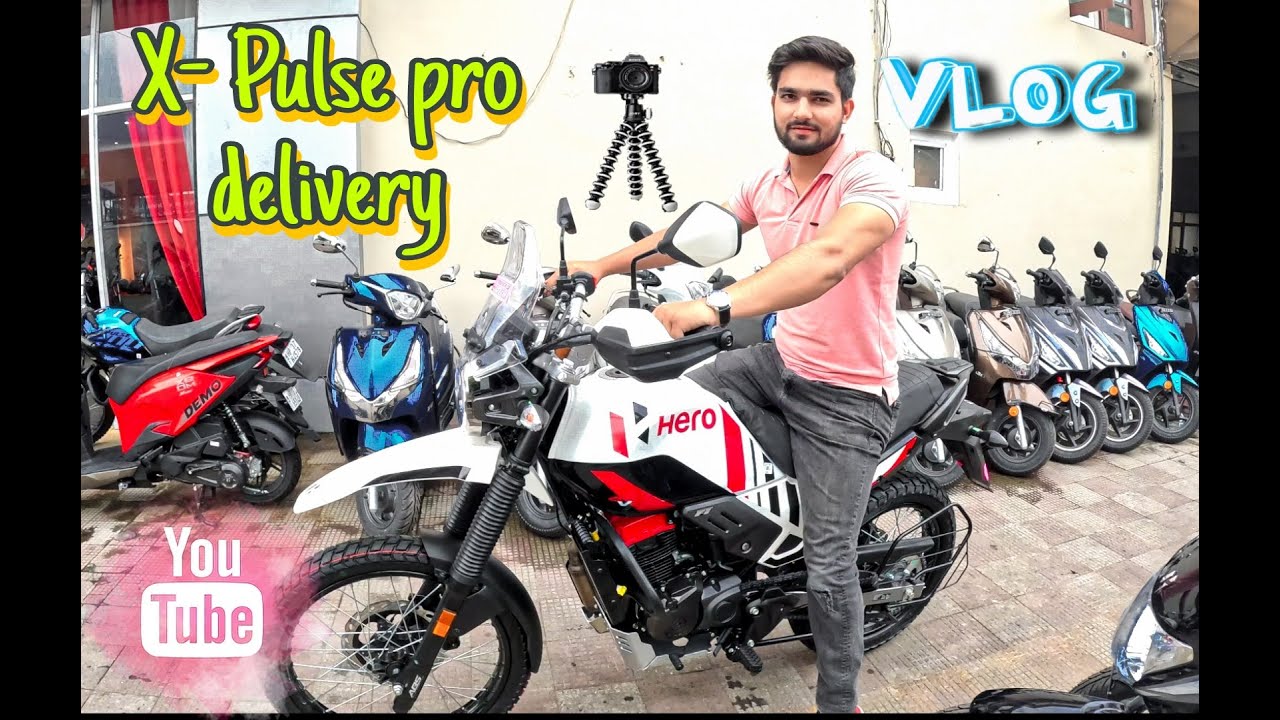 Taking delivery of my new BIKE | X-Pulse PRO | My first VLOG - YouTube