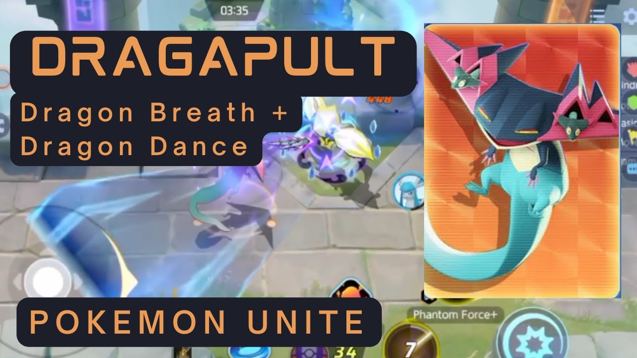 Dragapult Skill Move Combo (Dragon Breath + Dragon Dance) - Pokemon ...