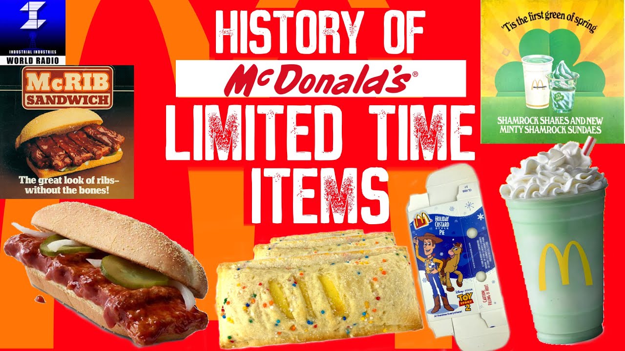 History of McDonald’s Limited Time Items (Full Documentary) #mcrib # ...