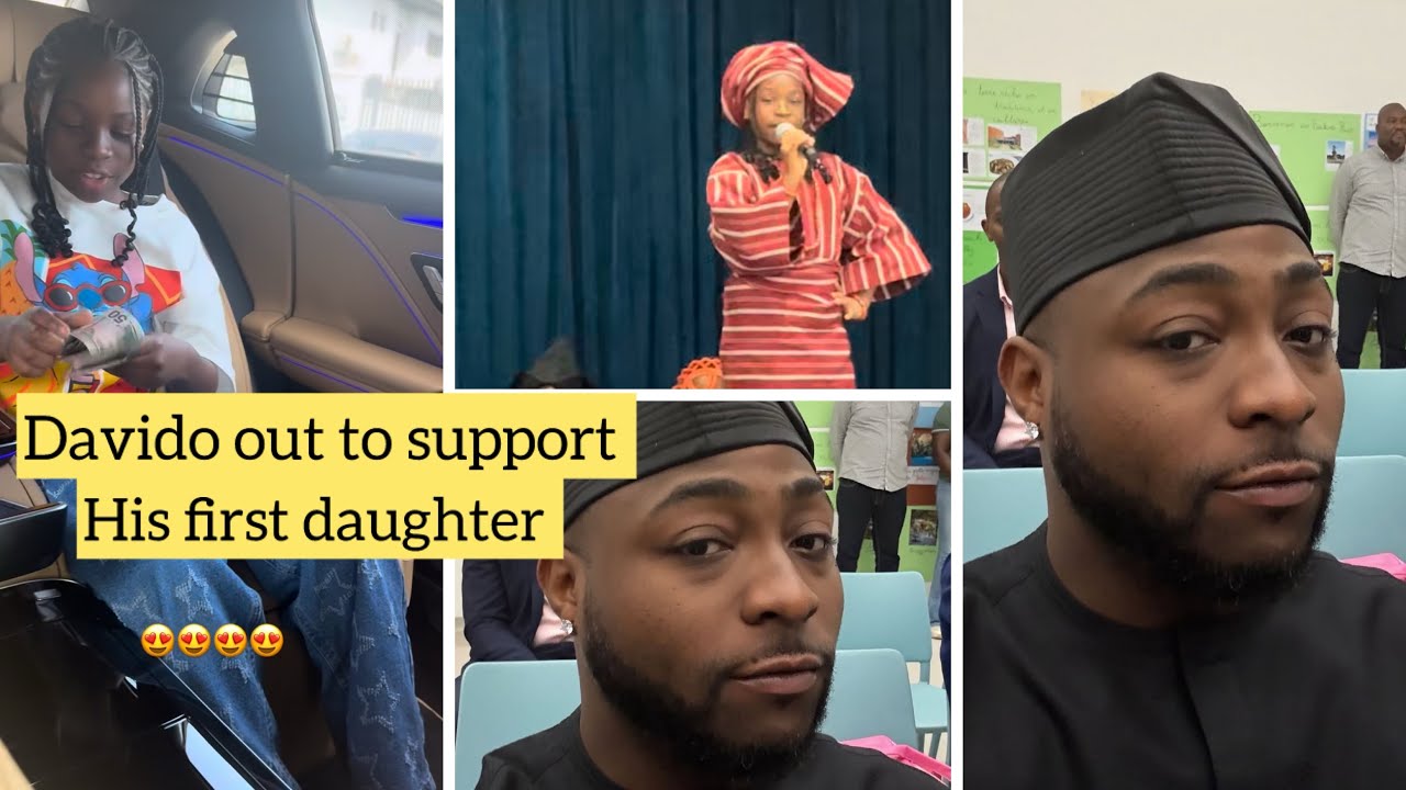 DAVIDO OUT FOR HIS FIRST DAUGHTER SCHOOL EVENT #davido #viralvideo ...