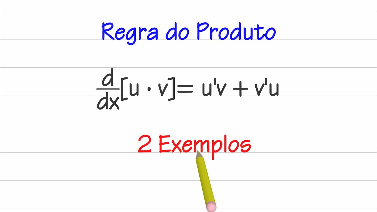Regra do Produto: Derivadas Fáceis com 2 Exemplos Incríveis - YouTube