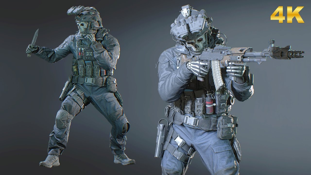 Resident Evil 3 | Carlos Oliveira | Ghost (CODMW2) 4K | Wiwilz - YouTube