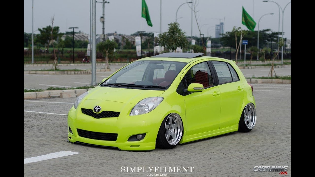 Toyota Vitz Stanced Life - YouTube