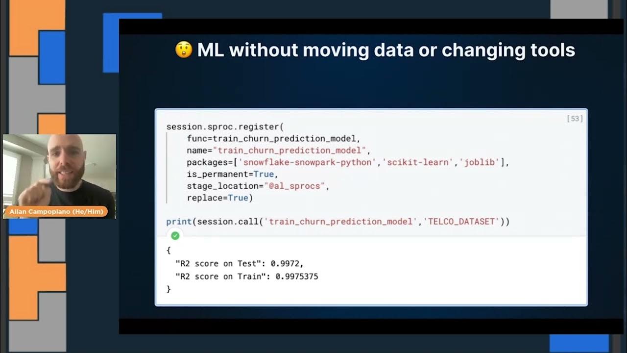 Allan Campopiano - Machine Learning in the Warehouse with Python | PyData Global 2022 - YouTube