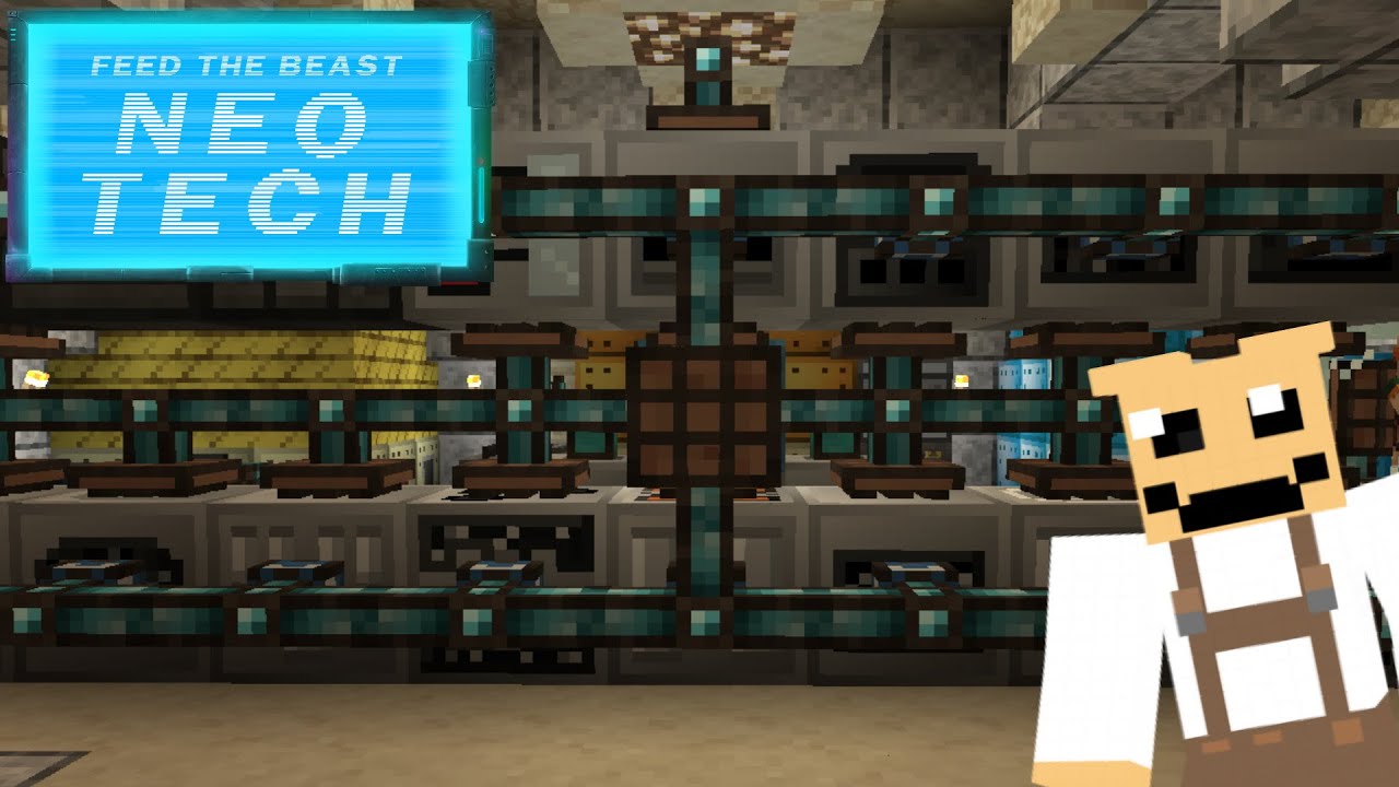 Integrated dynamics Autocrafting FTB NeoTech - YouTube