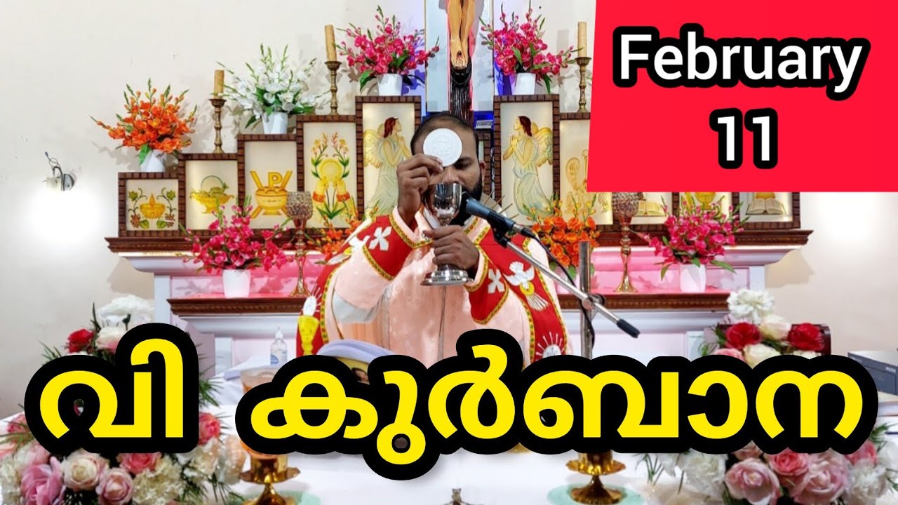 Holy Mass February 11 Wednesday Malayalam 5.30 am Syromalabar #holymass ...