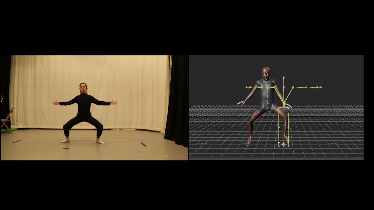 Motion capture reference video - YouTube