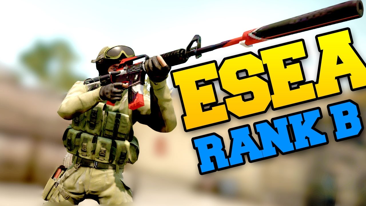 ESEA RANK B! The Goal is Rank A. CS GO DE_DUST2 - YouTube