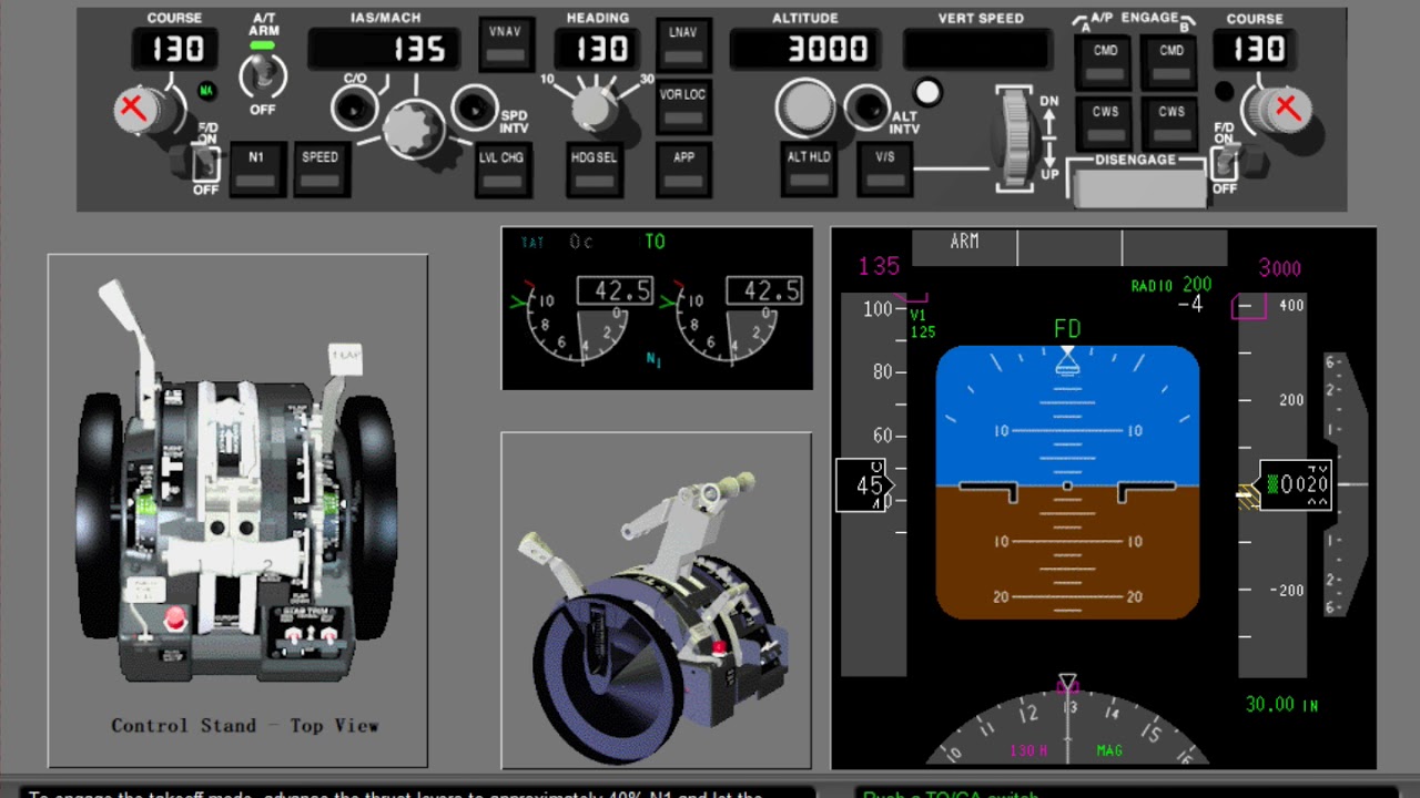 1 Normal Operations Takeoff Mode - YouTube
