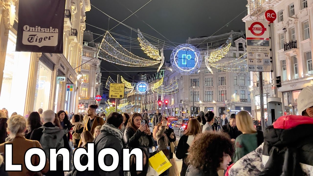 Friday Evening Live Camera Central London | 11 Nov 2022 Christmas ...