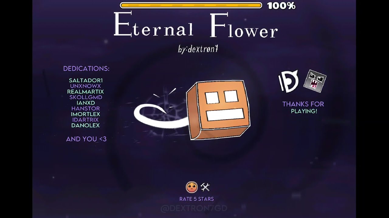 [114081057] Eternal Flower (by D3xtron7 & Saltador1, Hard) [Geometry ...