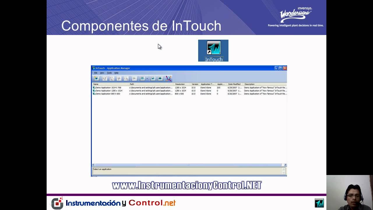 Primer Video Curso Basico Wonderware InTouch - YouTube