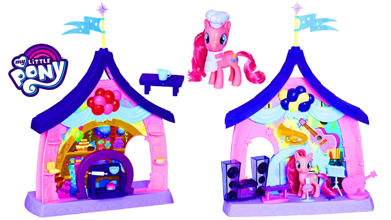 My Little Pony Pinkie Pie House Rockstar Stage & Kitchen - YouTube