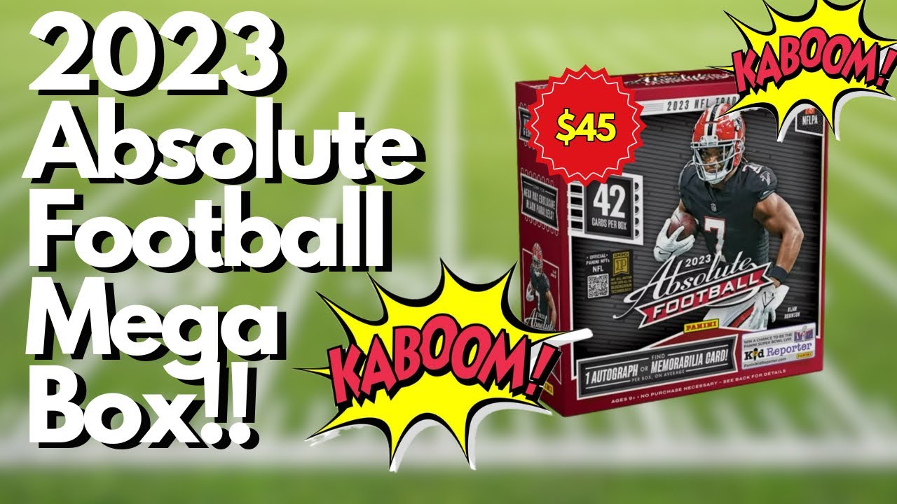 *Kaboom Hunting!! 2023 Absolute Football Mega Box opening! & Zay ...