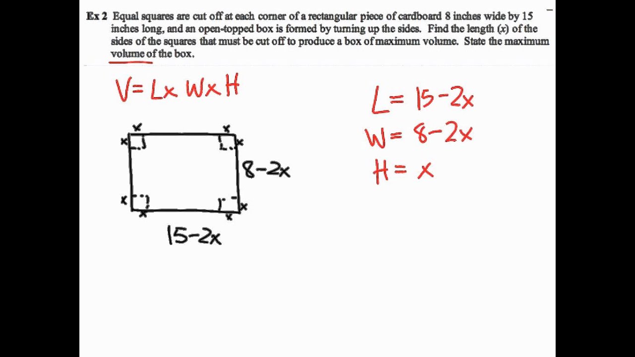 Optimization for Max:Min problems - YouTube