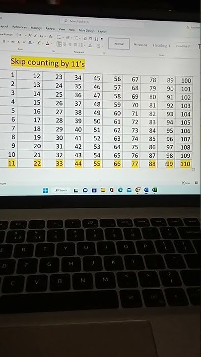 easiest way of learning skip counting by 11's #shorts #youtubeviral - YouTube