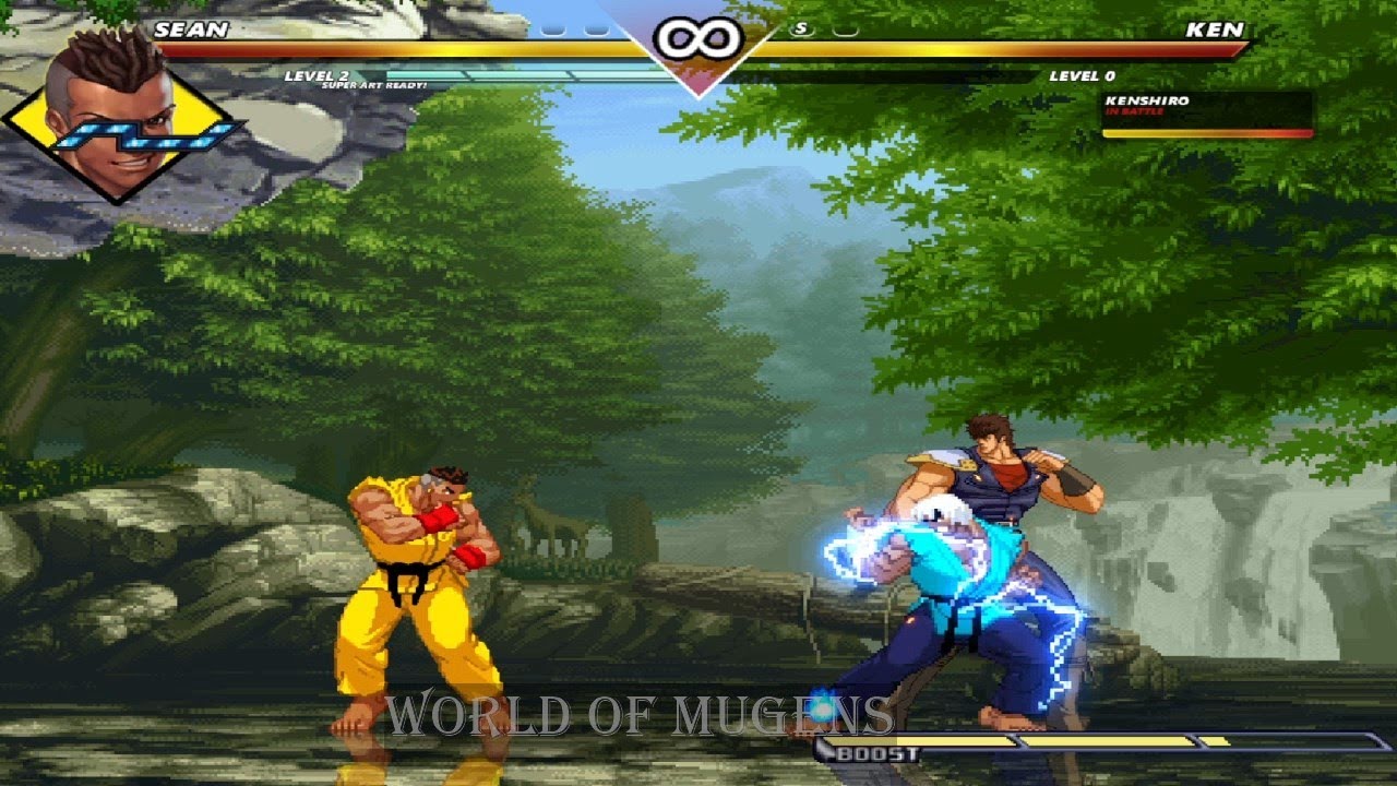 [Street Fighter Mugen] Kenshiro & WilliamBirkin Vs Sean (Hard Mode ...