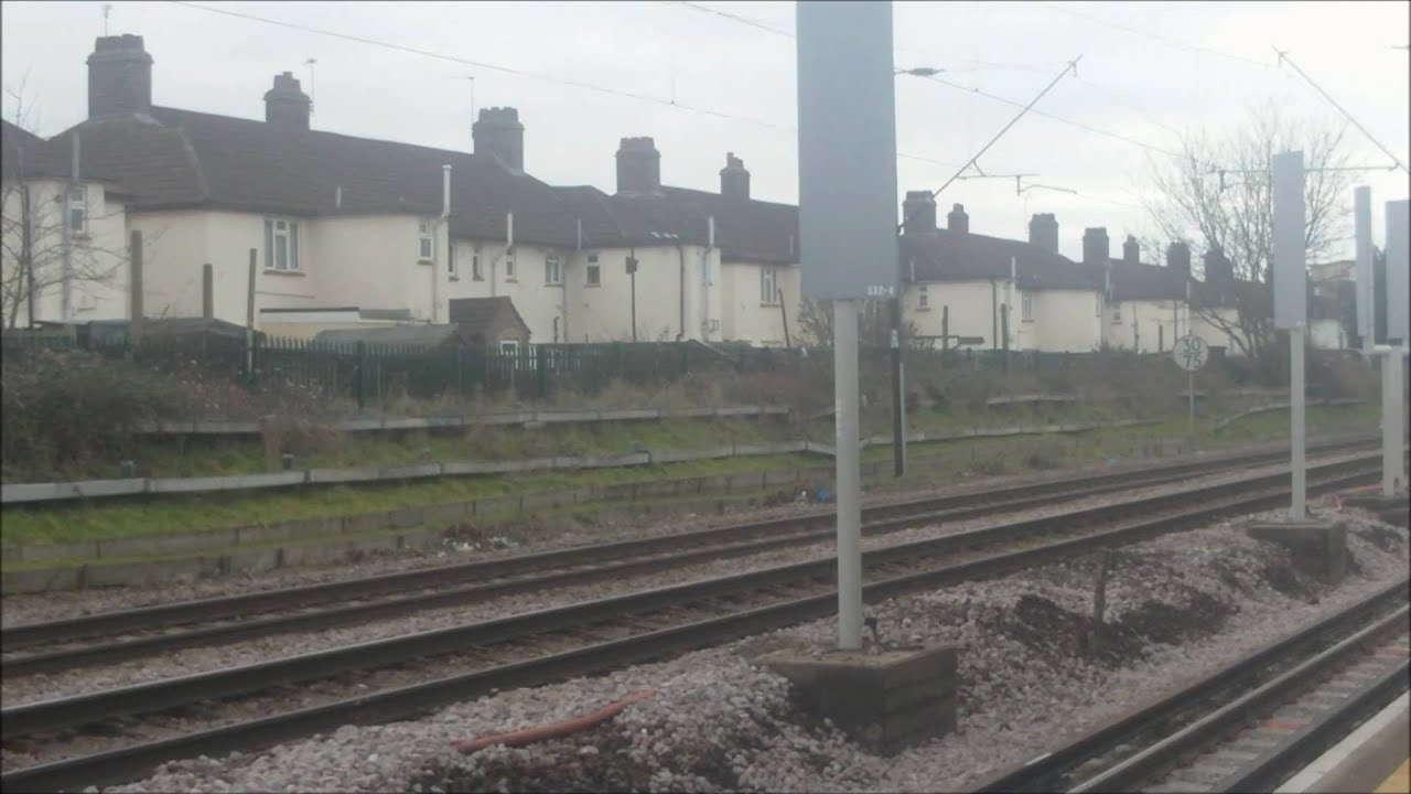 National Express c2c 357 passes Upney Station - YouTube